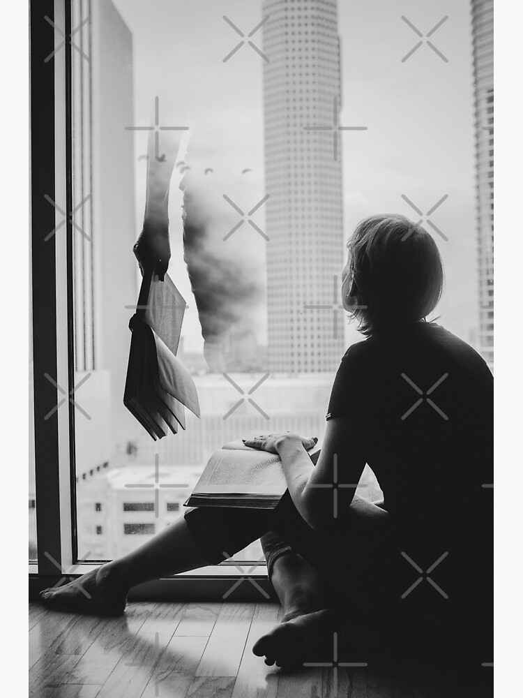 "Reading Poe" Poster by va103 | Redbubble