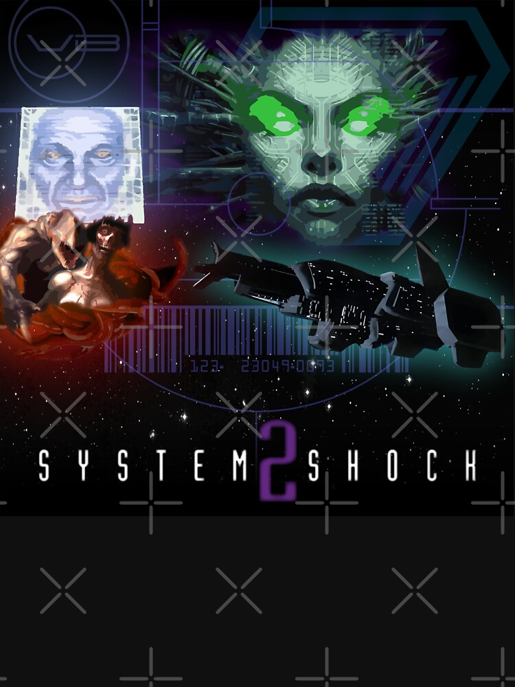 "System Shock 2 | Movie Poster Style Art" T-shirt for Sale by LGSmerch ...