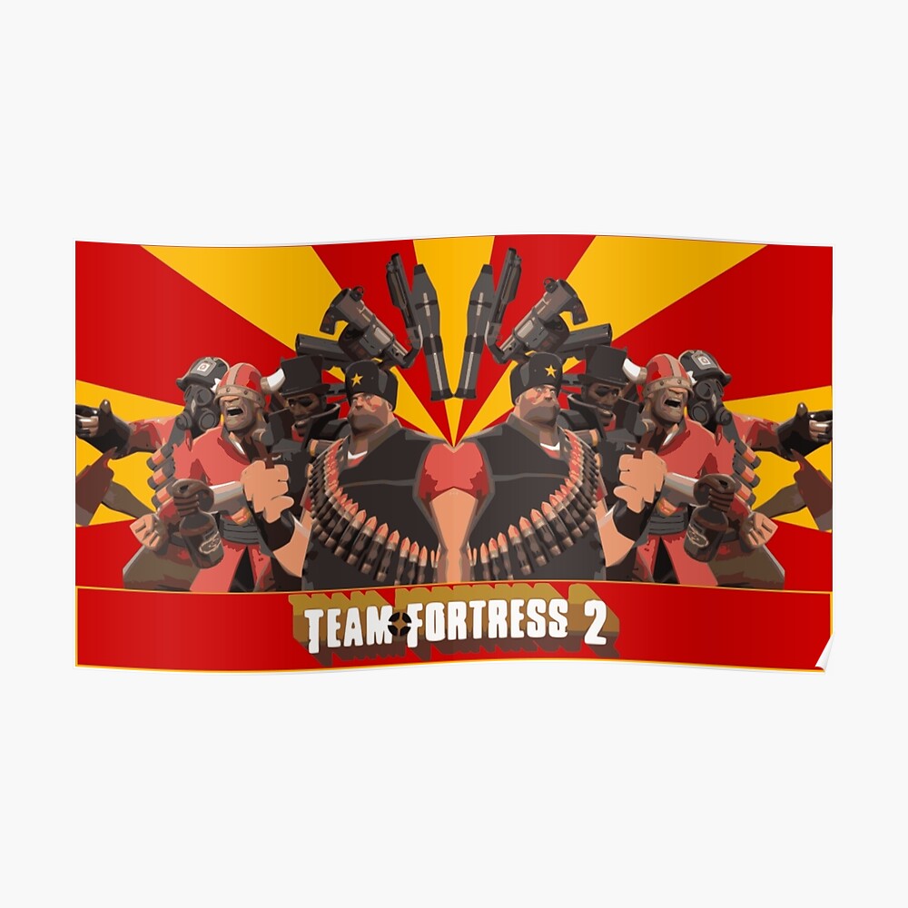 "Team Fortress 2 Poster" Poster by Itchytoenail | Redbubble