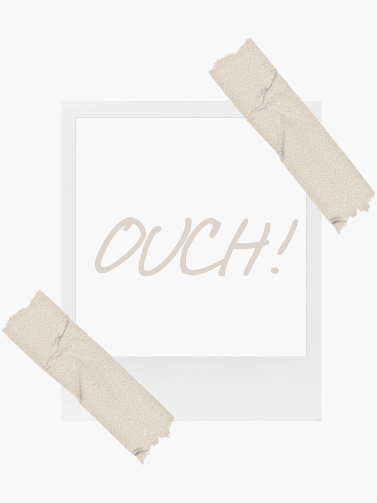 "ouch Products" Sticker for Sale by MWsProduct | Redbubble