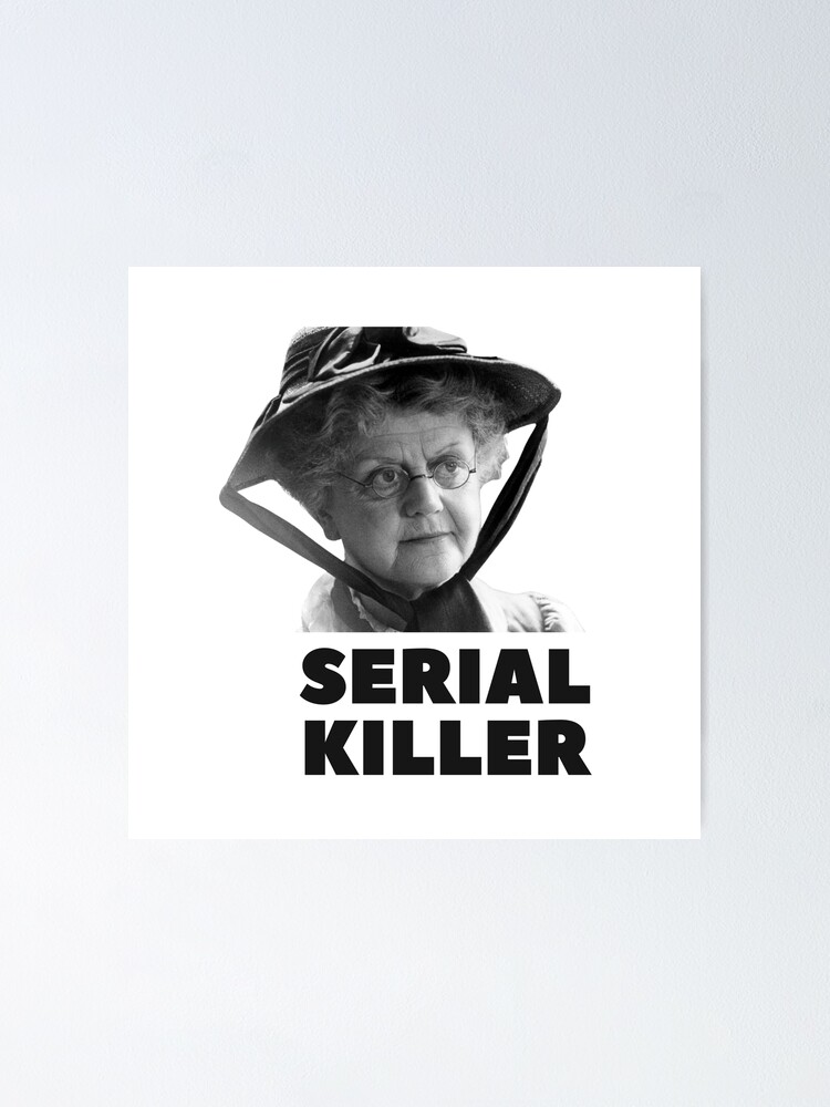 "Angela Lansbury serial killer" Poster for Sale by VarietiDesigns ...