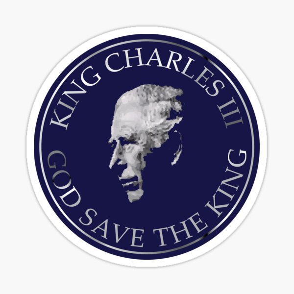 "King Charles III Coronation" Sticker for Sale by Yorkiedesign | Redbubble