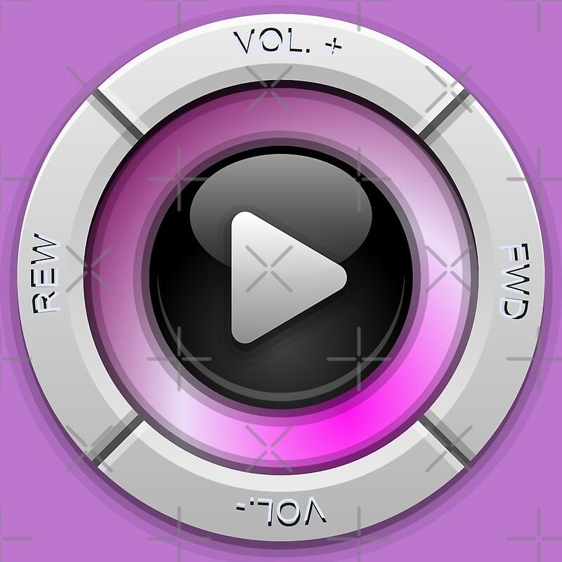 "Play Button" by FrankieCat | Redbubble