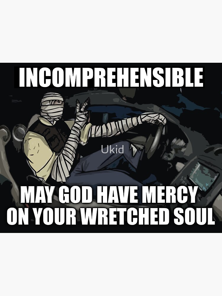 "Incomprehensible" Sticker for Sale by Ukid | Redbubble