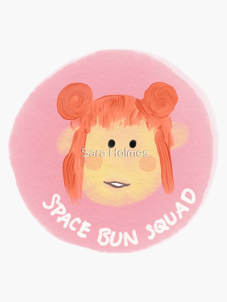 "Space Bun Squad" Sticker for Sale by iamfading | Redbubble