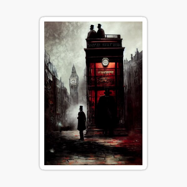 "Jack The Ripper Whitechapel" Sticker for Sale by SimplyScene | Redbubble