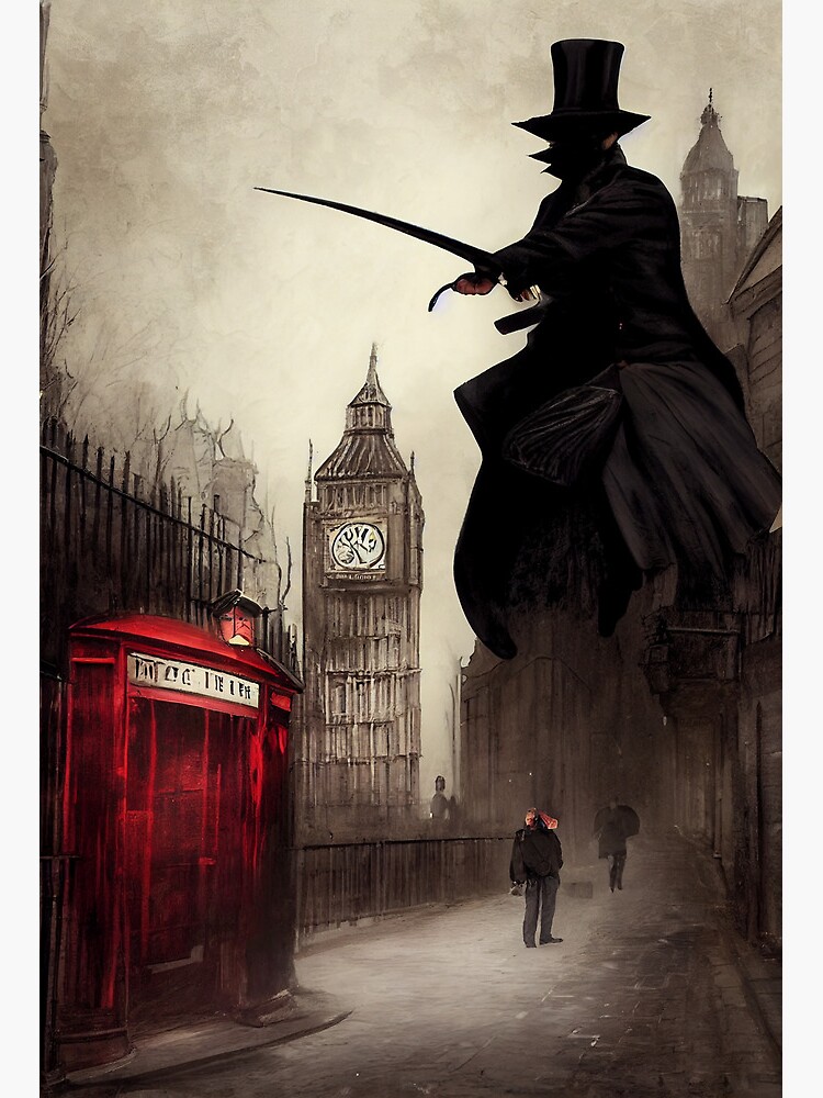 Jack The Ripper London Art Board Print For Sale By Simplyscene Redbubble
