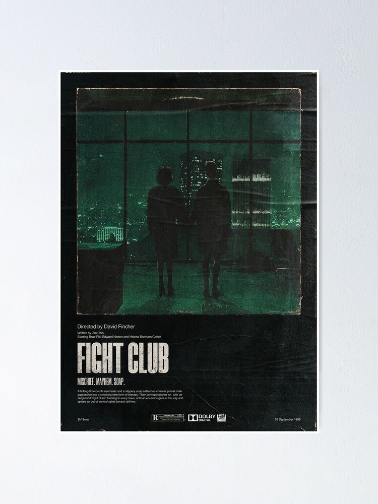 "Fight Club Vintage Movie" Poster for Sale by GenerateArtAI | Redbubble