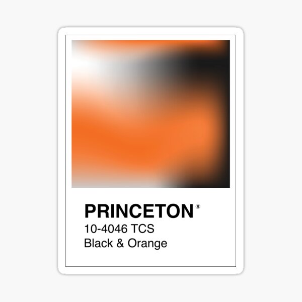 "Princeton Pantone " Sticker for Sale by saritash | Redbubble