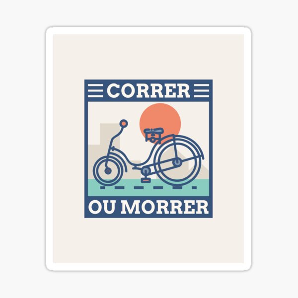 "CORRER " Sticker for Sale by Igor84 | Redbubble