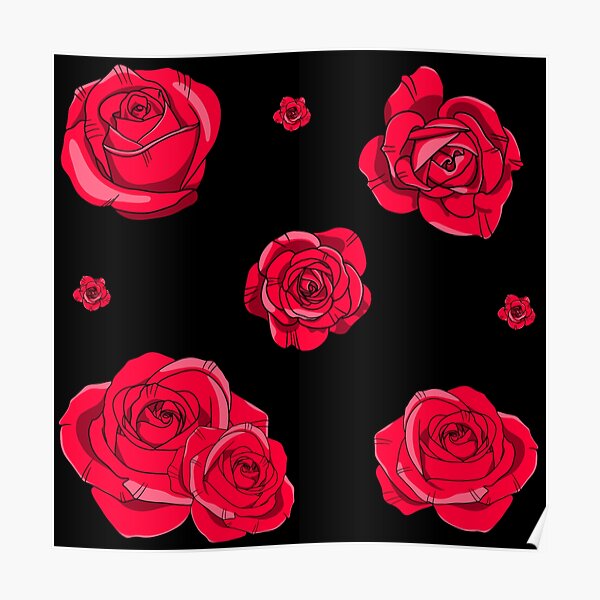 "Rose pack" Poster for Sale by grumpy-babii | Redbubble