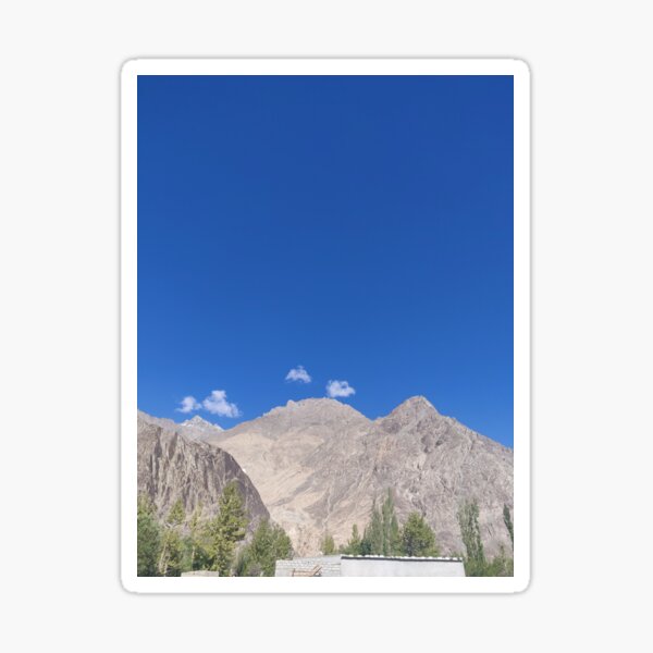 "ladakh skies " Sticker for Sale by stupidpotato1 | Redbubble