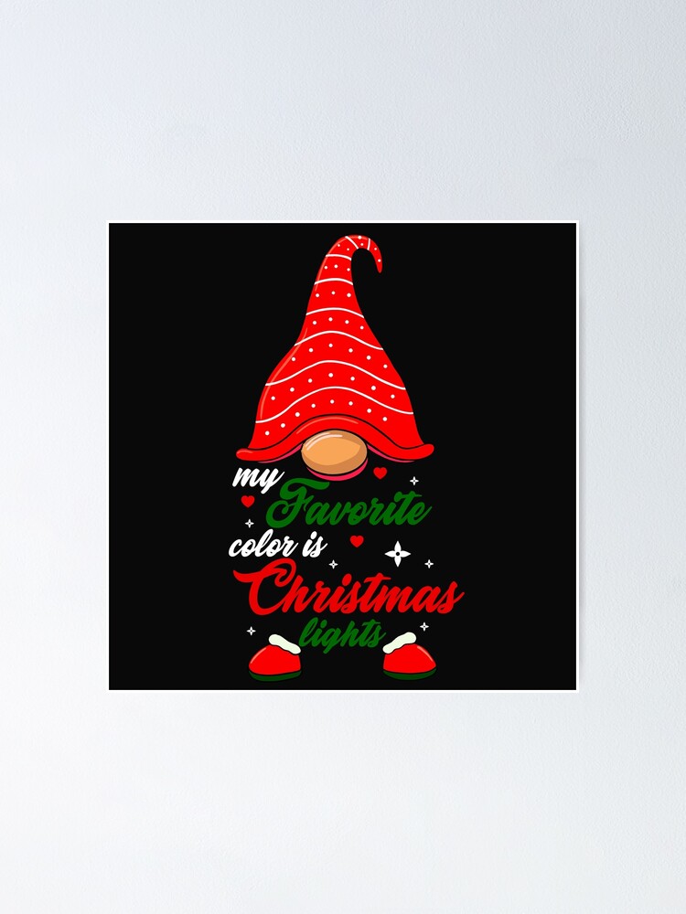"Merry Christmas Gnome" Poster for Sale by OnlyCoolDesigns | Redbubble