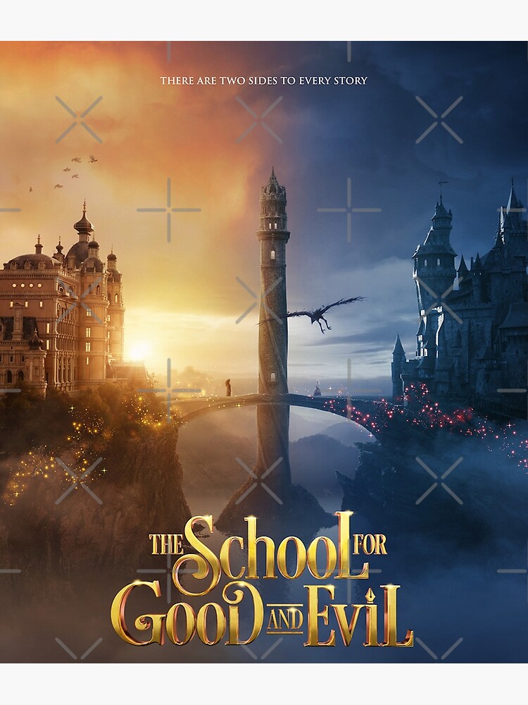 "The School for Good and Evil Two Sides" Poster for Sale by ...