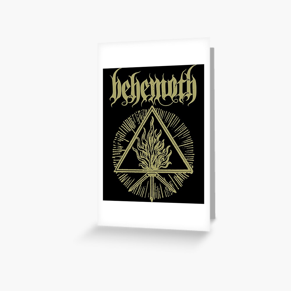 "Behemoth - Official Merchandise - Sigil" Greeting Card for Sale by ...