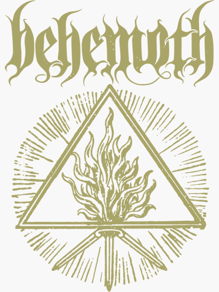 "Behemoth - Official Merchandise - Sigil" Sticker for Sale by ...