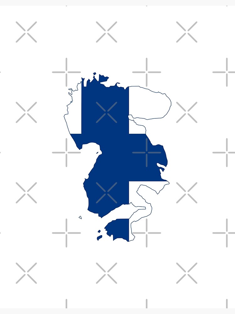 "Finland Flag Map" Poster for Sale by StoreMaps | Redbubble