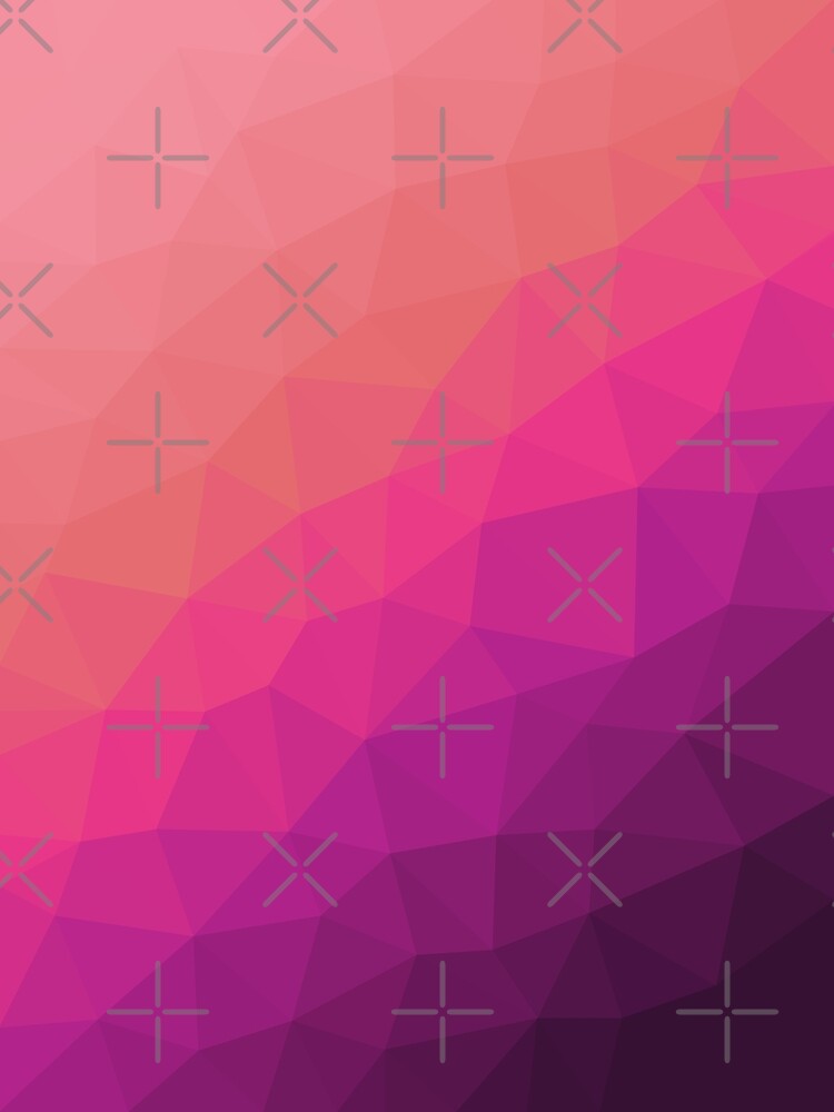 "Pink and Purple Sunset Abstract Geometric Pattern" by patternsoup ...