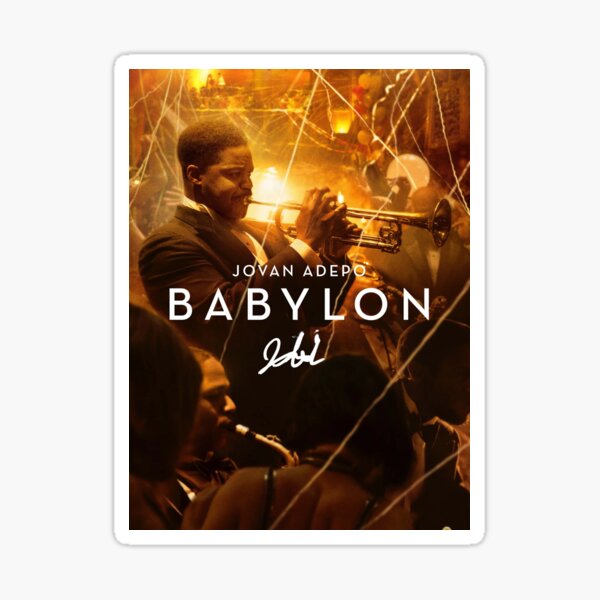"Babylon 2022 Character Jovan with Signature" Sticker for Sale by ...