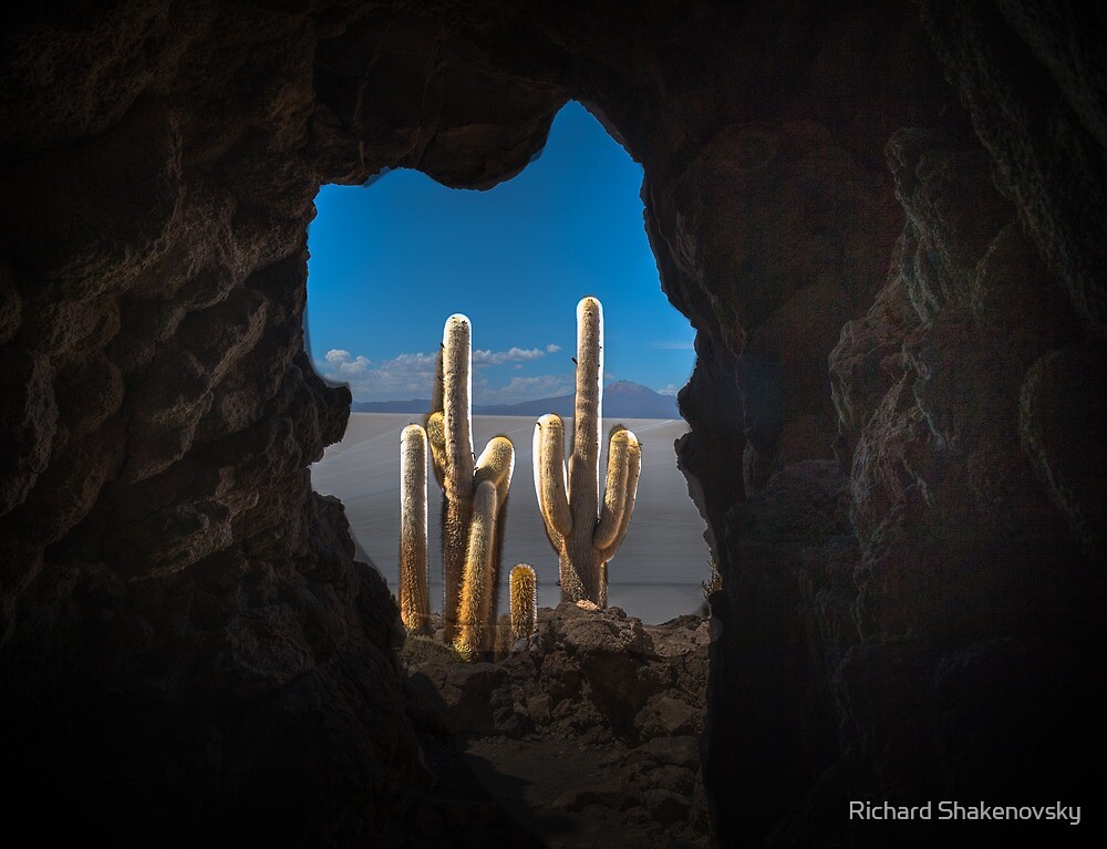" The Uyuni Salt Pans of Bolivia" by Richard Shakenovsky | Redbubble