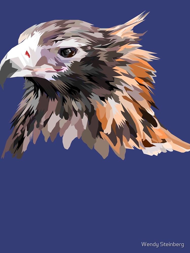 "Wedge Tailed Eagle (profile) Geometric Art Low Poly" T-shirt for Sale ...