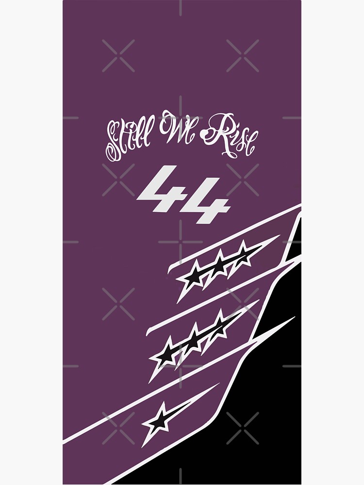 "Lewis Hamilton_Still We Rise - F1 2022" Sticker for Sale by Malaka7 ...