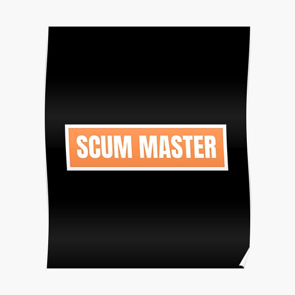 "scum master" Poster for Sale by TomorrowQuotes | Redbubble