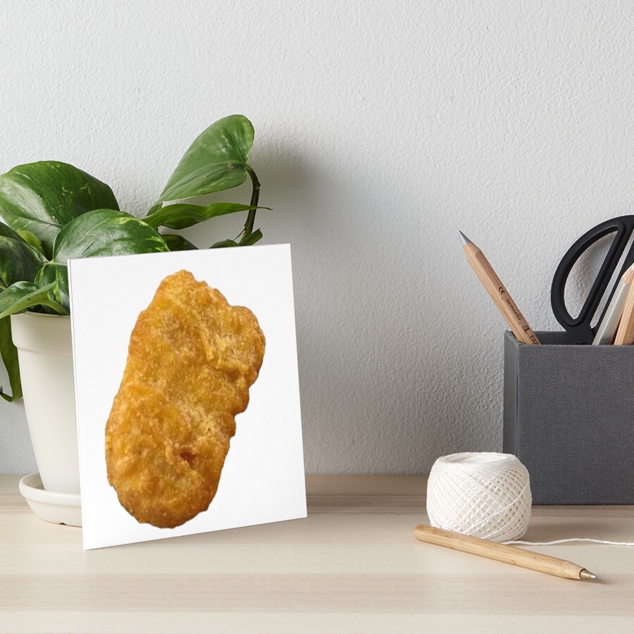 "A Chicken Nugget" Sticker for Sale by yeehawboyy | Redbubble
