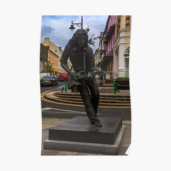 "Rory Gallagher Statue" Poster for Sale by ryanmaggie12 | Redbubble