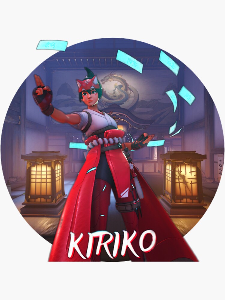 "kiriko" Sticker for Sale by MrSameeraTop | Redbubble