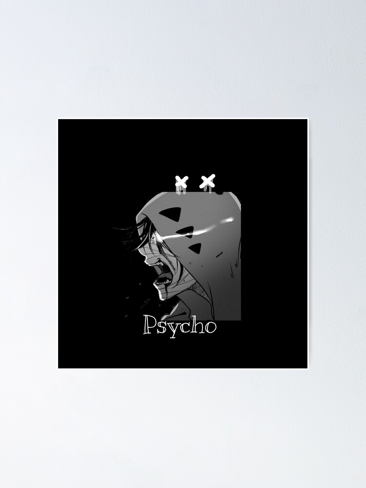 "Psycho-boy-dark-mood-black-white-psychopath-gril-gift-love-sad-pain ...
