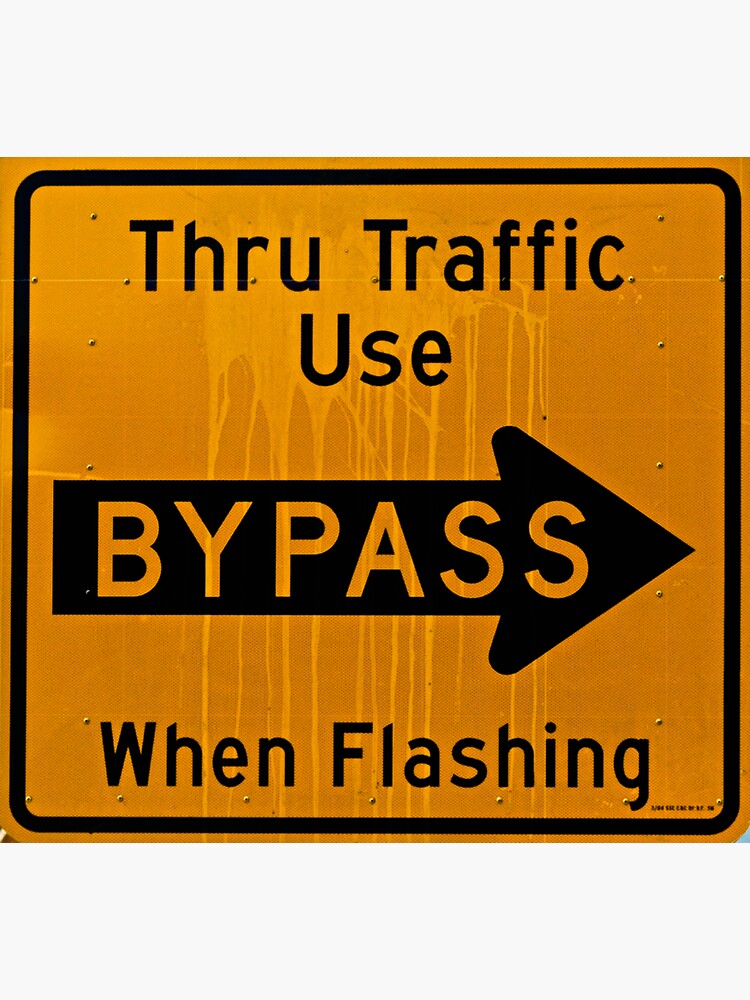 "Bypass A World of Words201png" Sticker for Sale by JeromyErnser ...