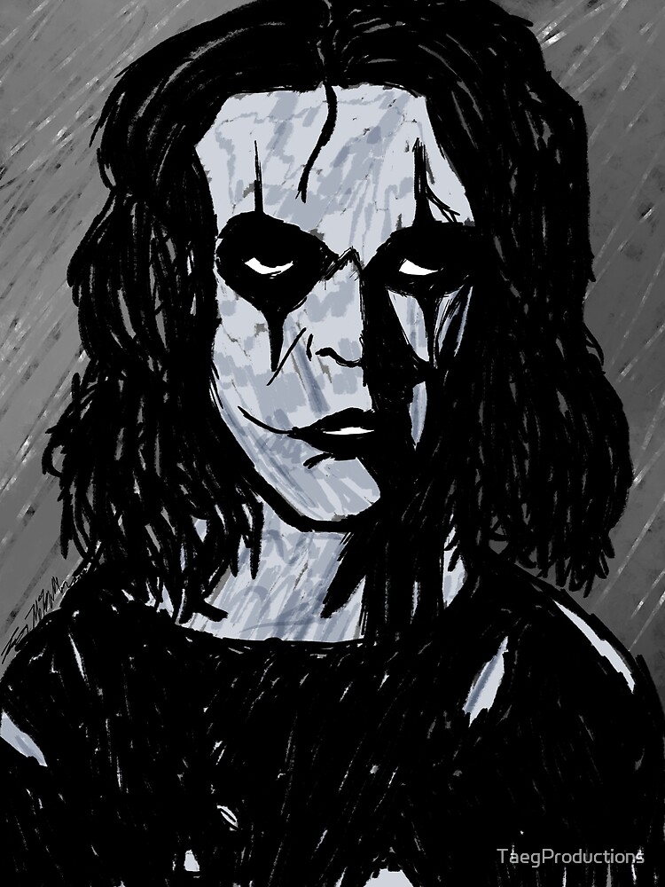 "The Crow Roughed ink design" Poster for Sale by TaegProductions ...