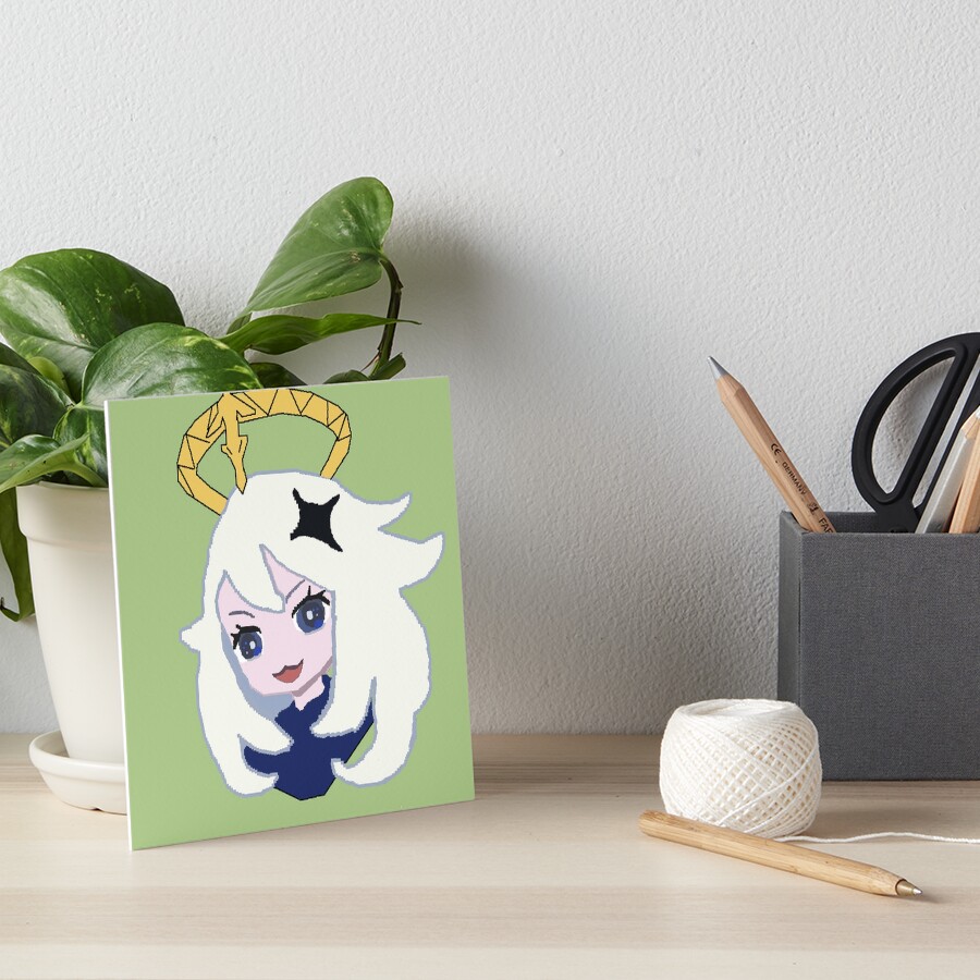 "Paimon - Genshin Impact - Pixel Art" Art Board Print for Sale by ...