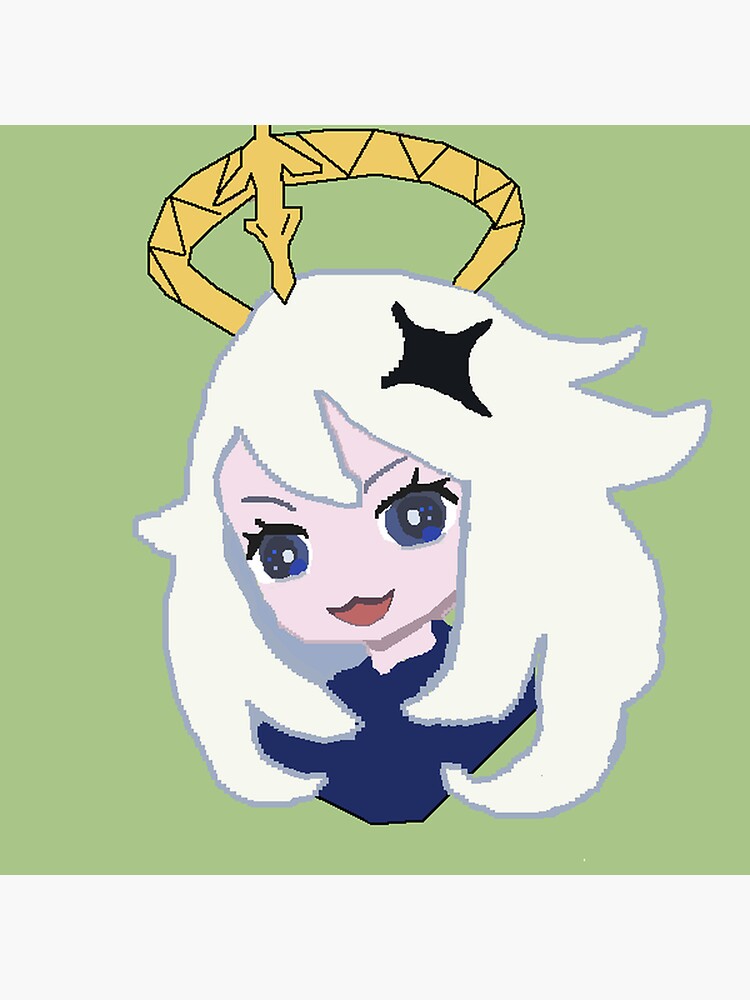 "Paimon - Genshin Impact - Pixel Art" Sticker for Sale by ...