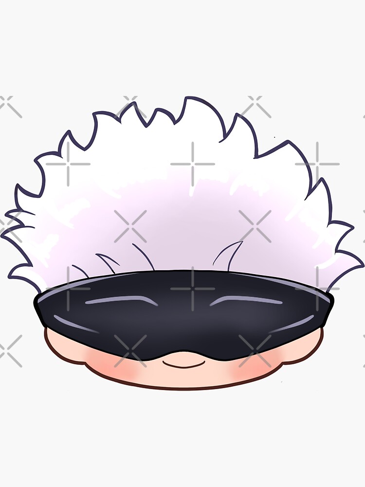 Jujutsu Kaisen Satoru Gojo Chibi Sticker And Button Pin Sticker For Sale By Introvertmochi