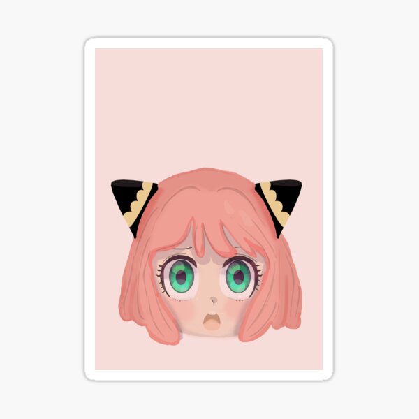 "Anya - Spy Family " Sticker for Sale by SleepCatAtelier | Redbubble