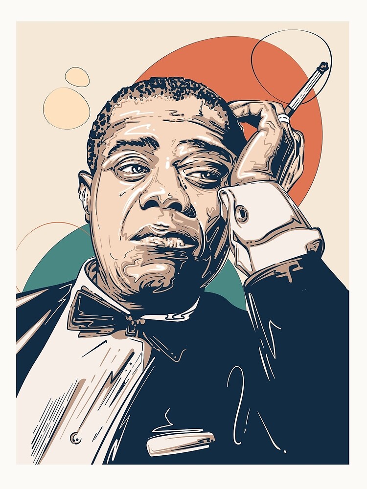 "Louis Armstrong Poster" Poster for Sale by VintageVisions | Redbubble