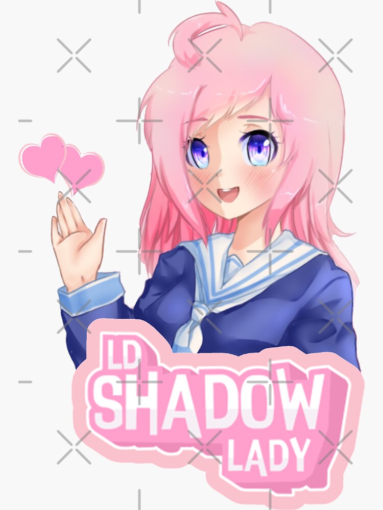 "ldshadowlady " Sticker for Sale by Kovace-store | Redbubble