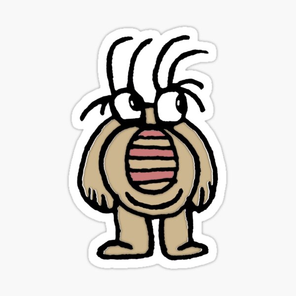 "Cute creature sketchy drawing " Sticker for Sale by DFLCreative ...