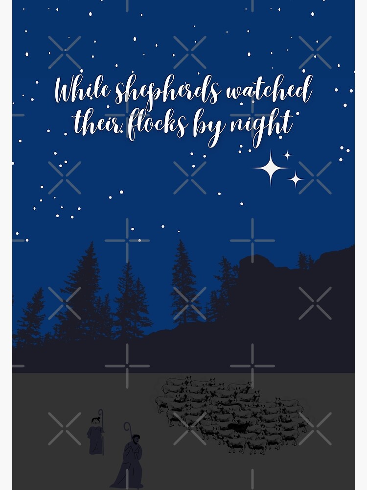 "Merry Christ Mas All- While Shepherds Watched Their Flocks By Night ...