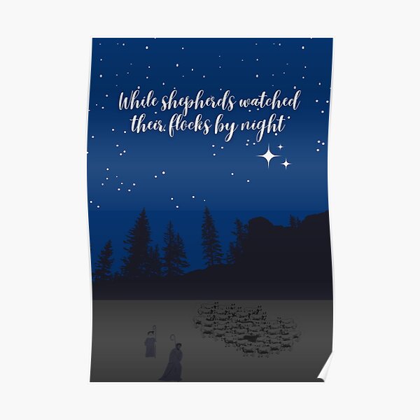 "Merry Christ Mas All- While Shepherds Watched Their Flocks By Night ...