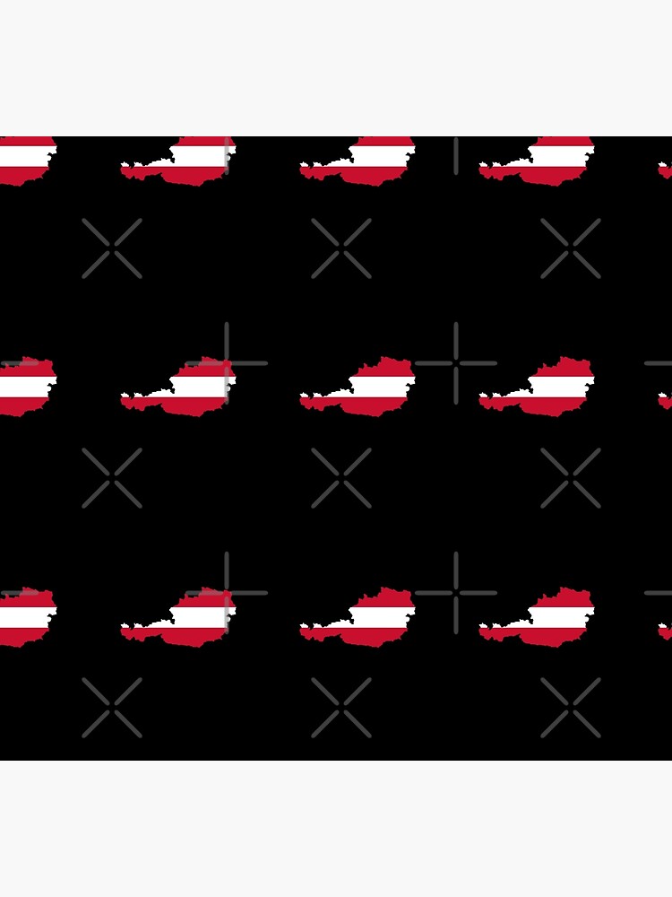Austria Flag Map Socks