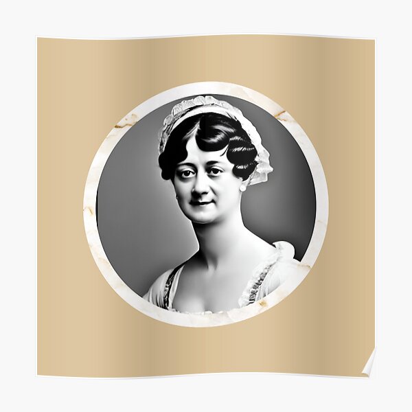 "Antique photograph style portrait of Jane Austen" Poster for Sale by ...