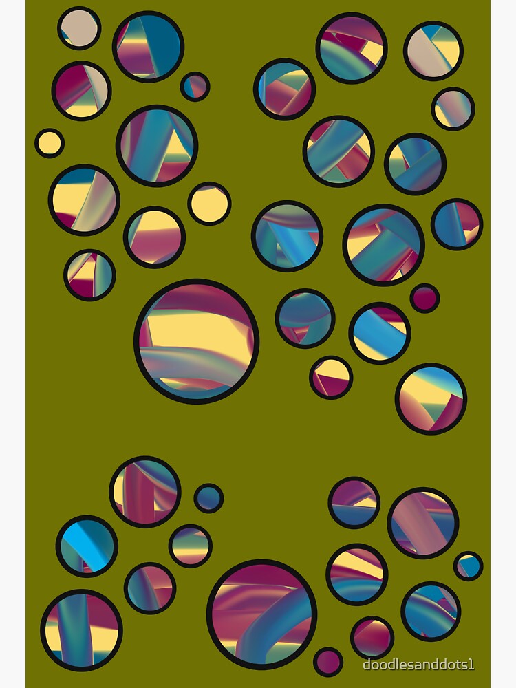 "JUNGLE DOTS" Sticker for Sale by doodlesanddots1 | Redbubble