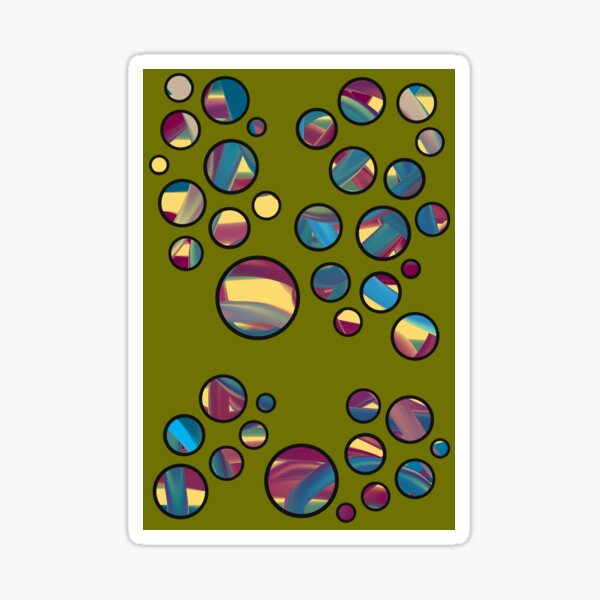 "JUNGLE DOTS" Sticker for Sale by doodlesanddots1 | Redbubble