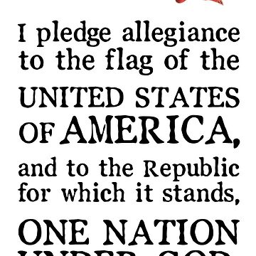 "The Pledge (Vintage)" Poster for Sale by franklinprintco | Redbubble