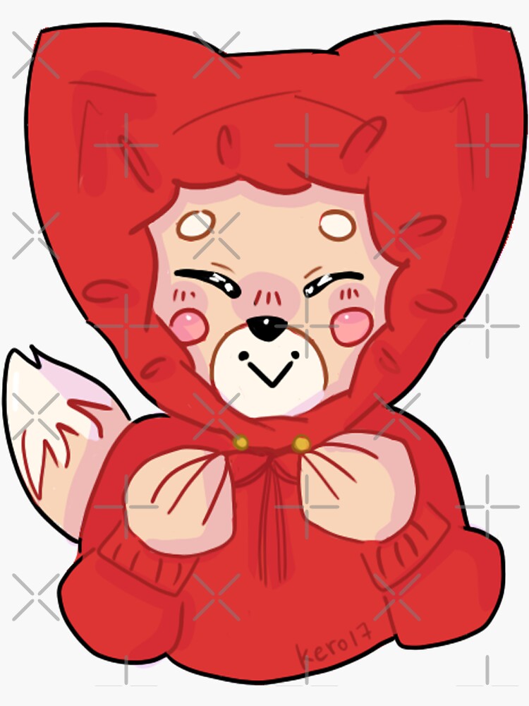 "skzoo - foxiny (hoodie)" Sticker for Sale by kero17 | Redbubble