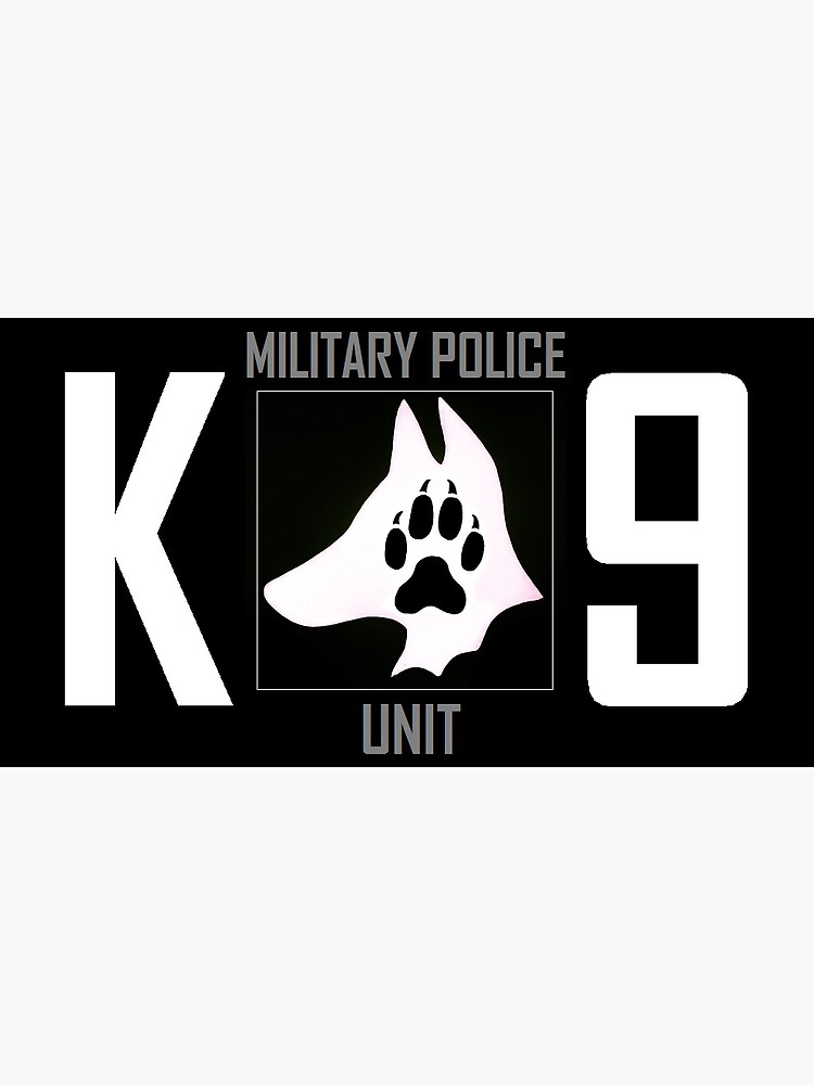 "Military Police K-9" Sticker for Sale by Workingdogs | Redbubble