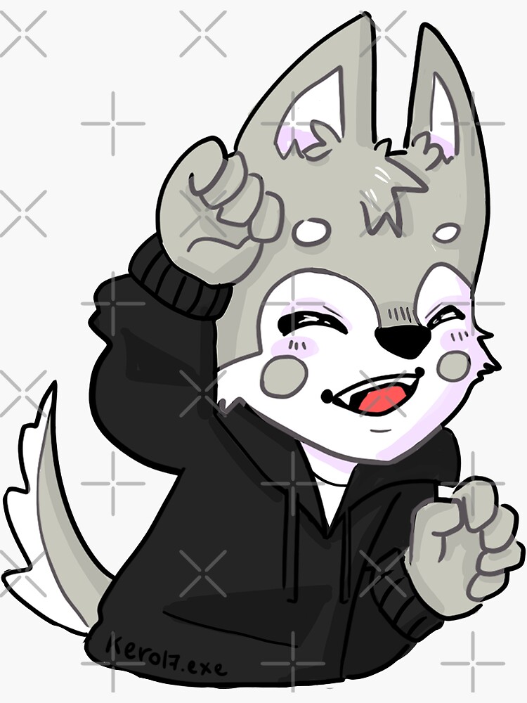"skzoo - wolf chan " Sticker for Sale by kero17 | Redbubble